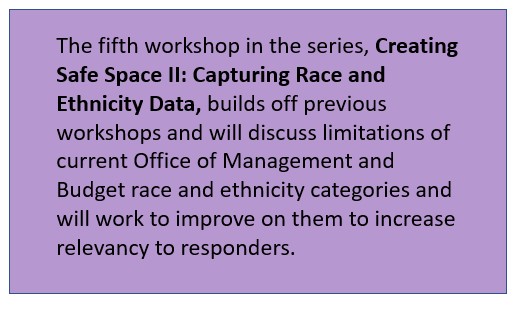 RAISE: Creating Safe Space II: Capturing Race and Ethnicity